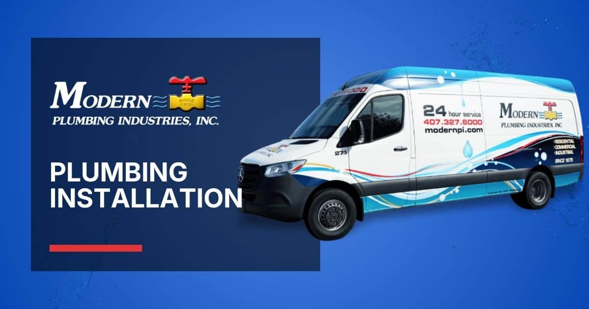 Commercial Plumbing Installation Orlando; FL | Modern Plumbing Industries